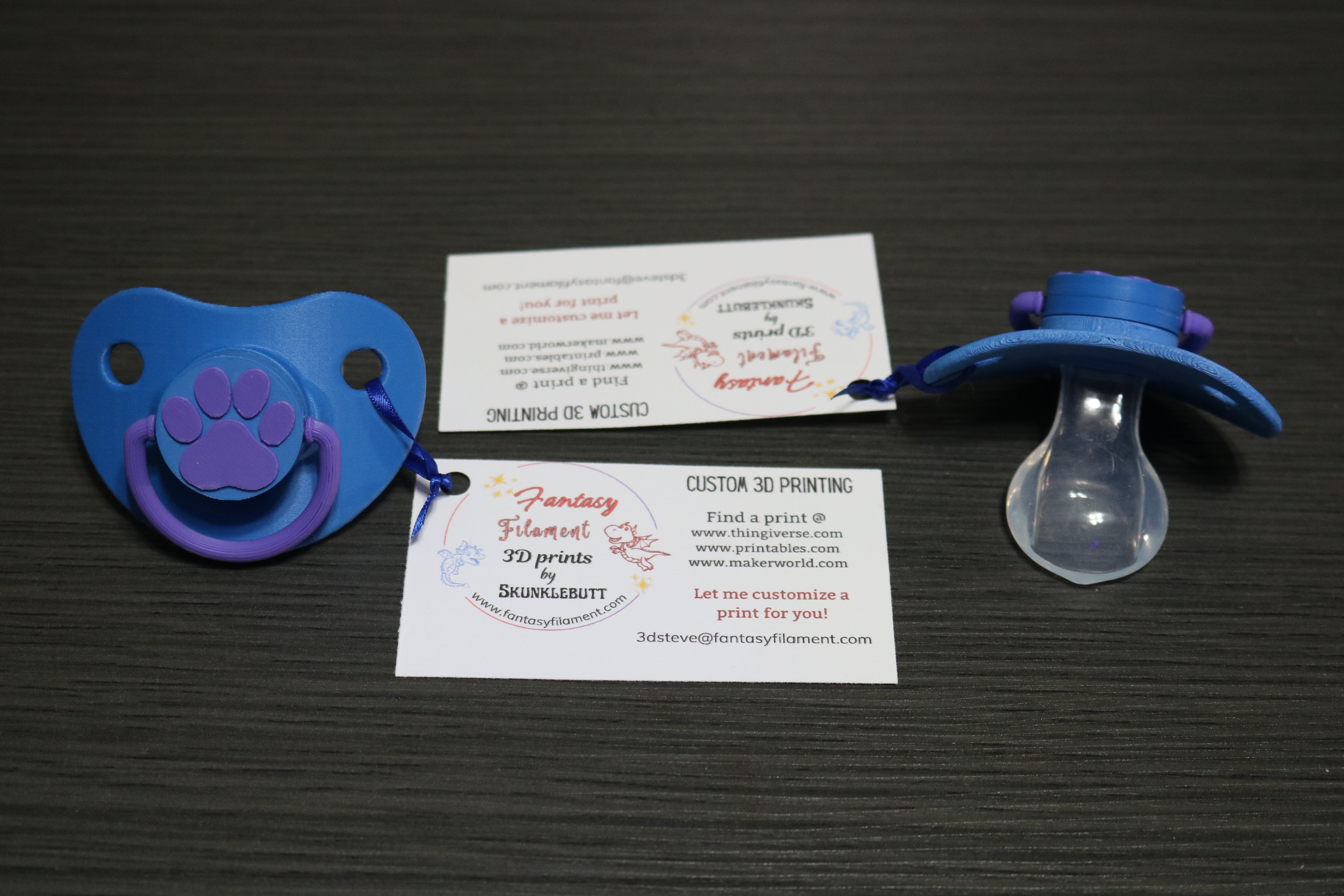 paw print pacifier – Hippie Hobbit