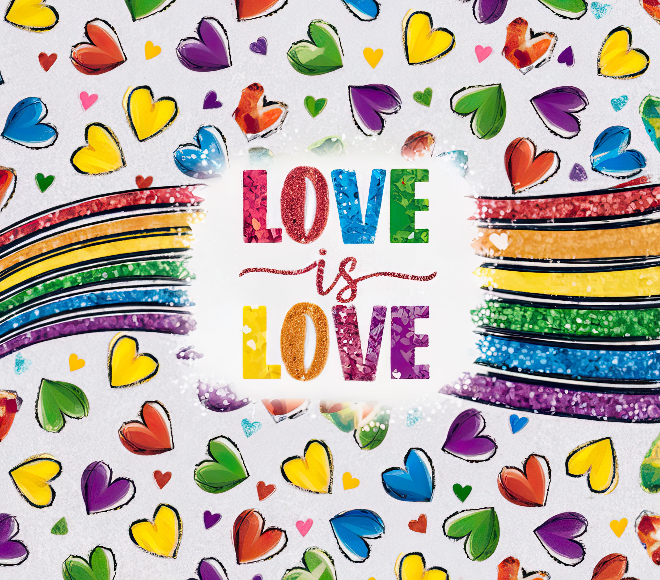 Love is Love tumbler 20 oz – Hippie Hobbit